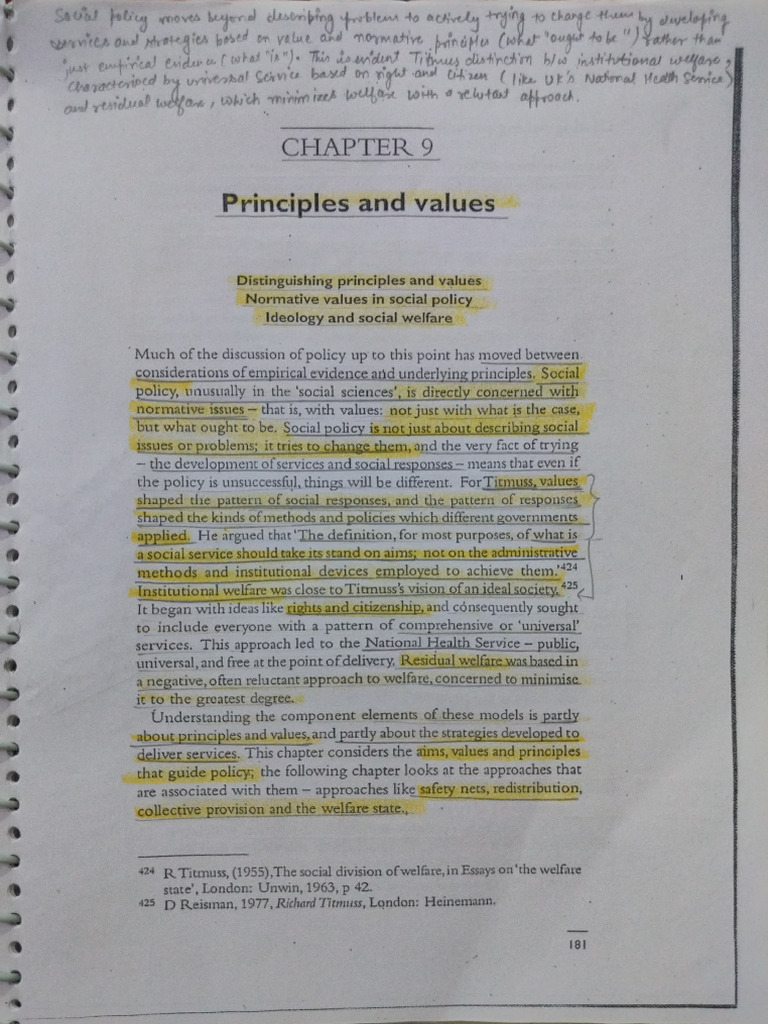 Principles and Values | PDF