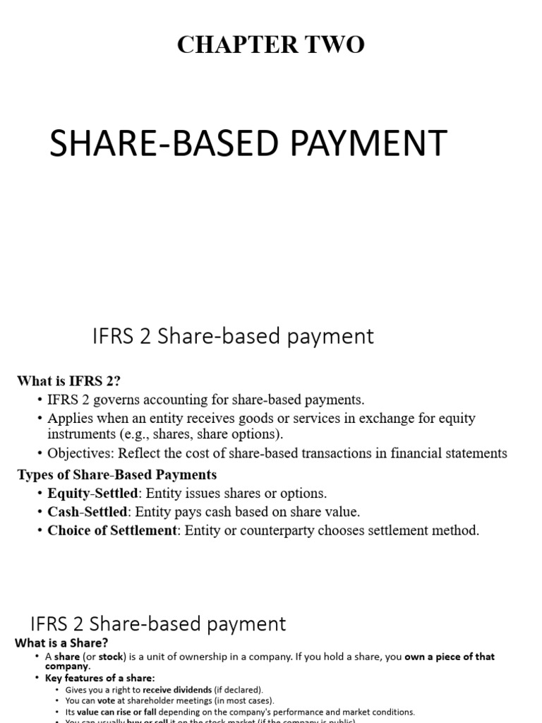 Understanding IFRS 2 Share-Based Payments | PDF | Fair Value | Option ...