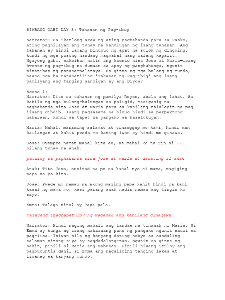 Simbang Gabi Day 3 | PDF