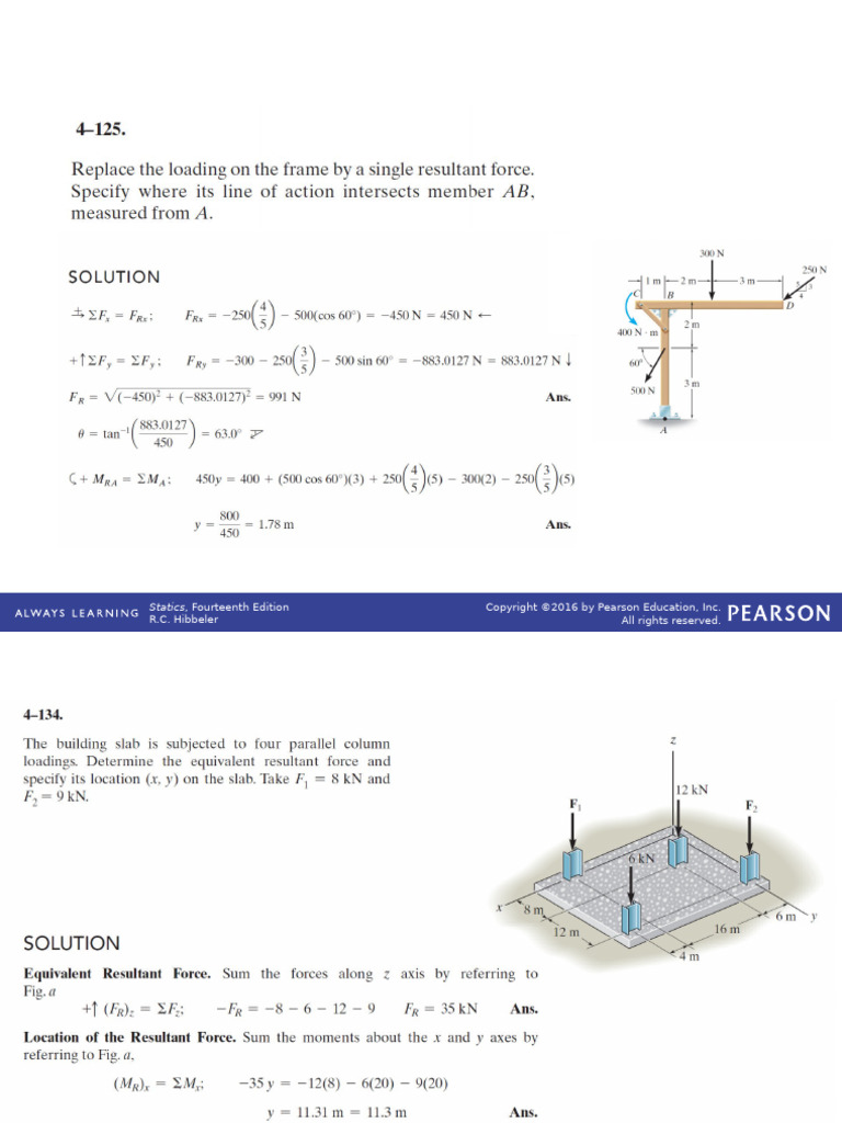 Examples Lectures 5 and 6 | PDF