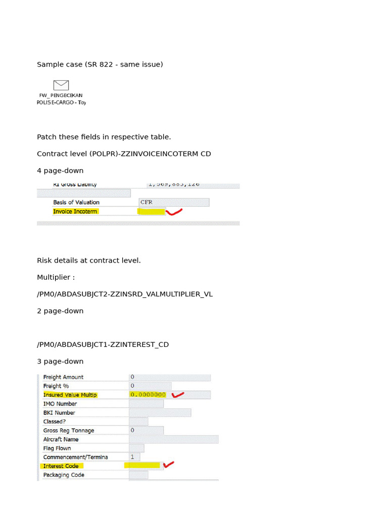 Fix Missing Invoice Incoterm, Multiplier and Interest Code | PDF