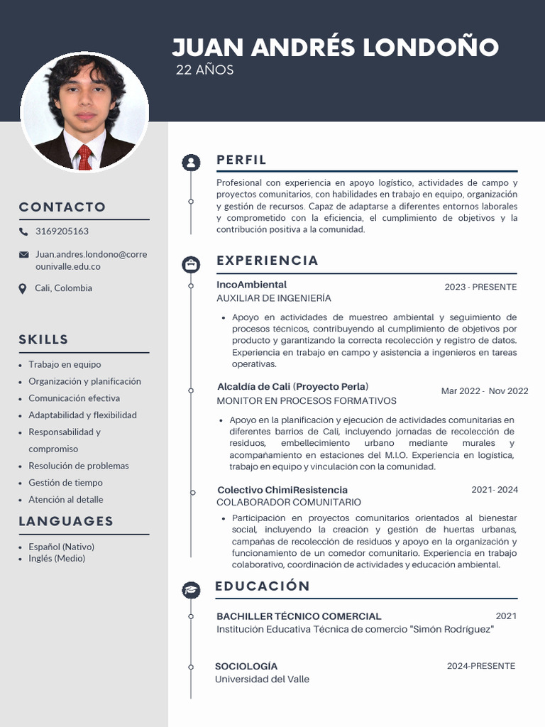 Blue and Gray Simple Professional CV Resume | PDF | Business