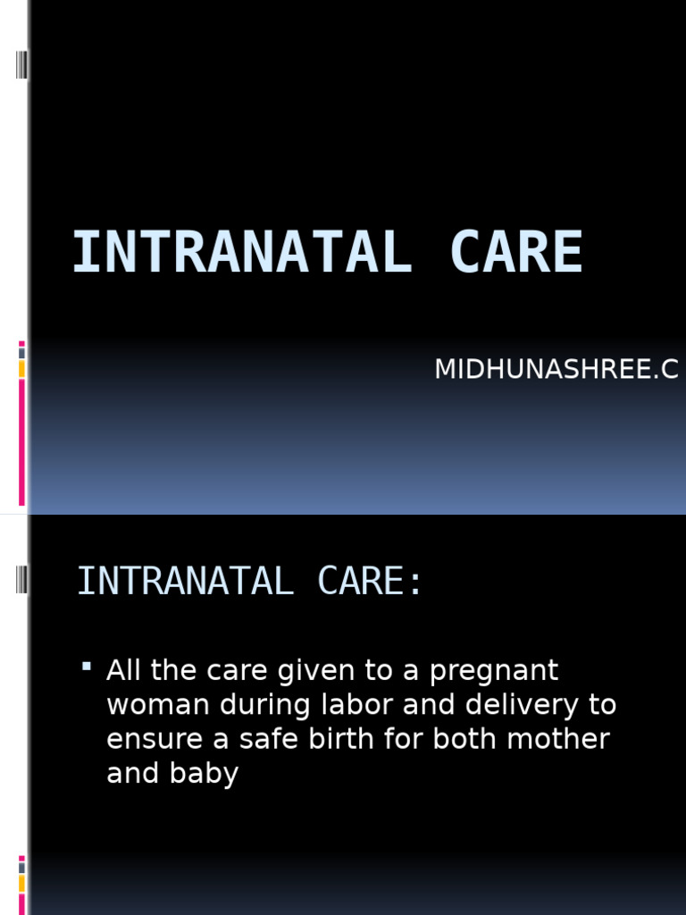 Intranatal Care | PDF