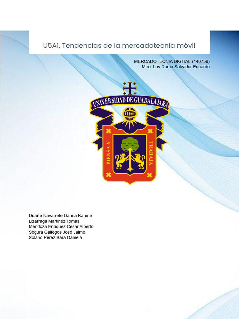 U5A1. Tendencias de la mercadotecnia móvil | PDF | Tecnología usable ...