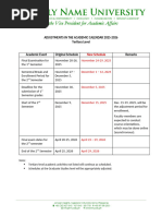 Pitt Academic Calendar 2025-26 | PDF | Academic Term | Educational Stages