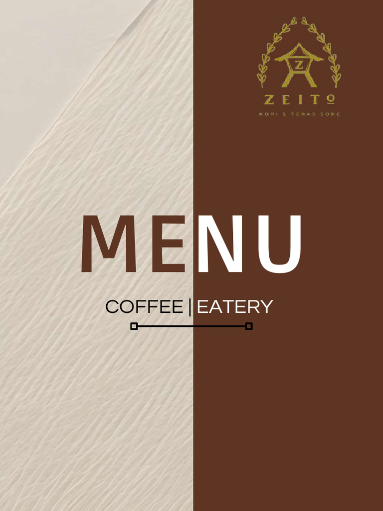 Coffee and Food Menu Offerings | PDF | Coffee | Tea