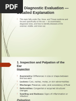 Ear Examination OSCE Checklist | PDF