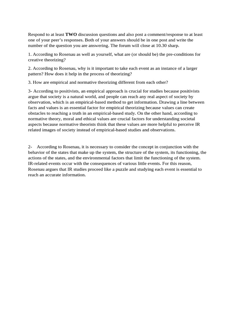 Moodle Discussion | PDF
