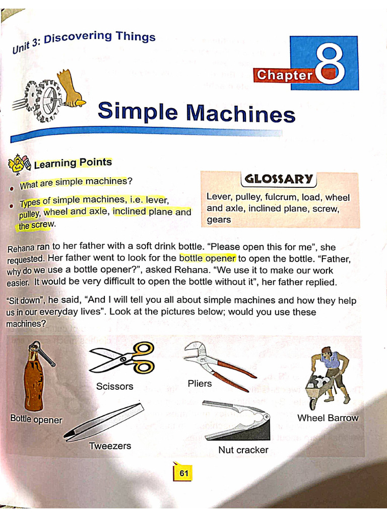 Science - Amity Simple Machine | PDF