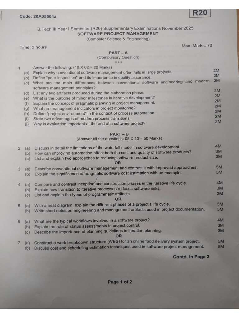 SPM Previous Question Paper | PDF
