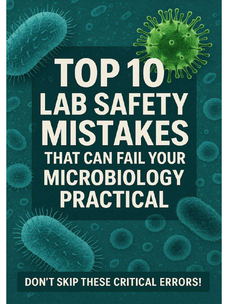 Essential Microbiology Lab Safety Rules | PDF | Disinfectant | Hand Washing