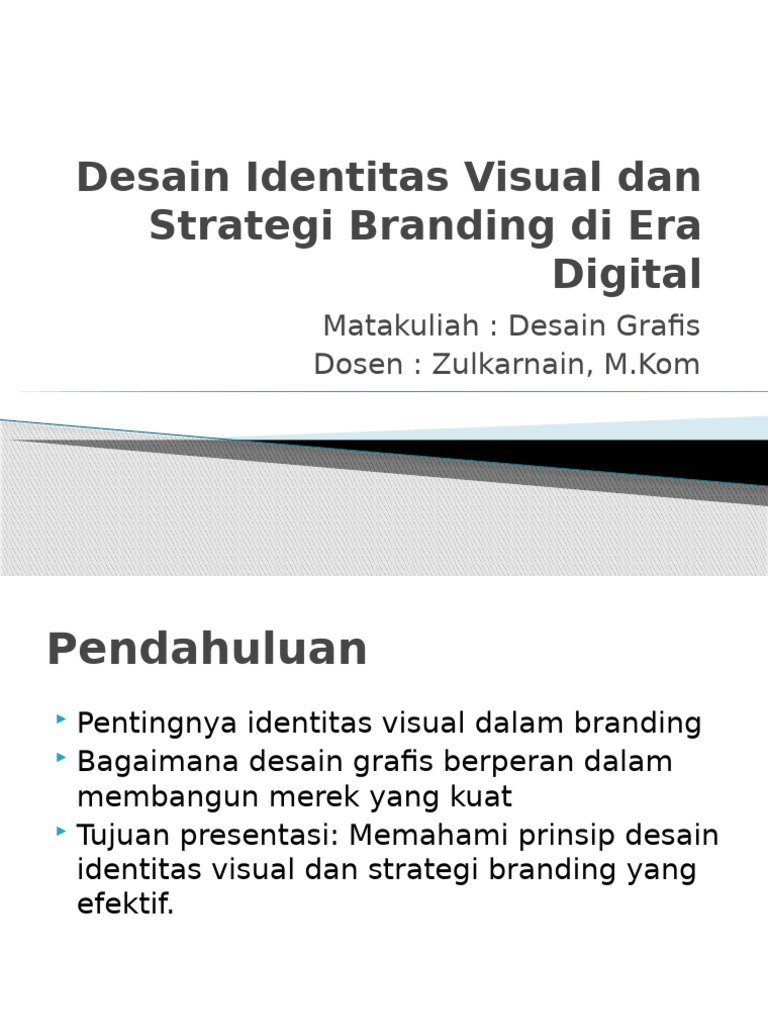 P9-Desain Identitas Visual Dan Strategi Branding Di Era Digital | PDF