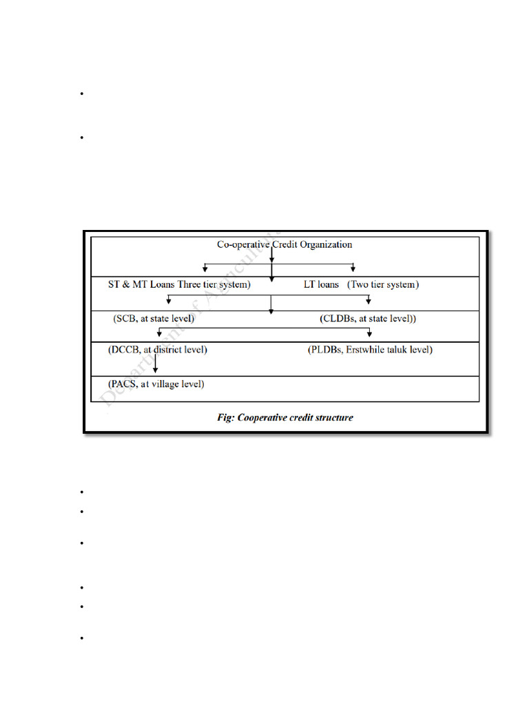 Agricultural Credit Cooperative Structure | PDF | Banks | Cooperative