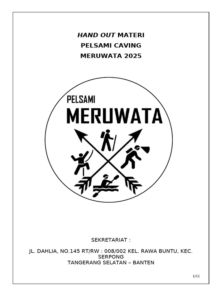 Panduan Caving: Teknik dan Peralatan | PDF
