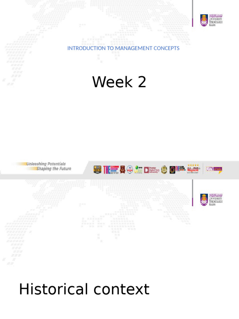 Week 2 - Introduction To Management Concepts - Student Version ...
