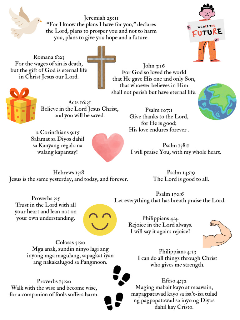 Memory Bible Verses For Kids 1 | PDF | Eternal Life (Christianity ...