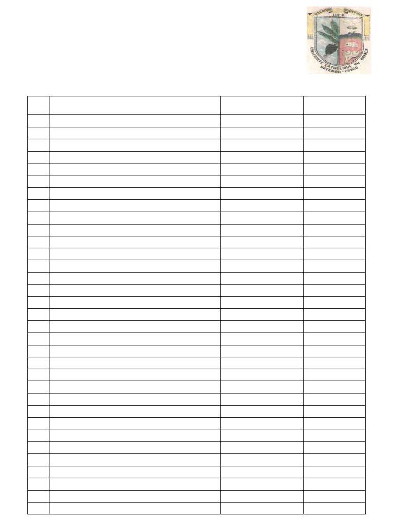 Liste Des Presences l1 MDH - 122743 | PDF