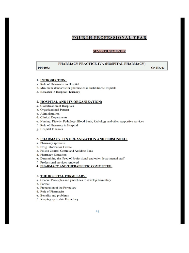 7th Semester Outline | PDF
