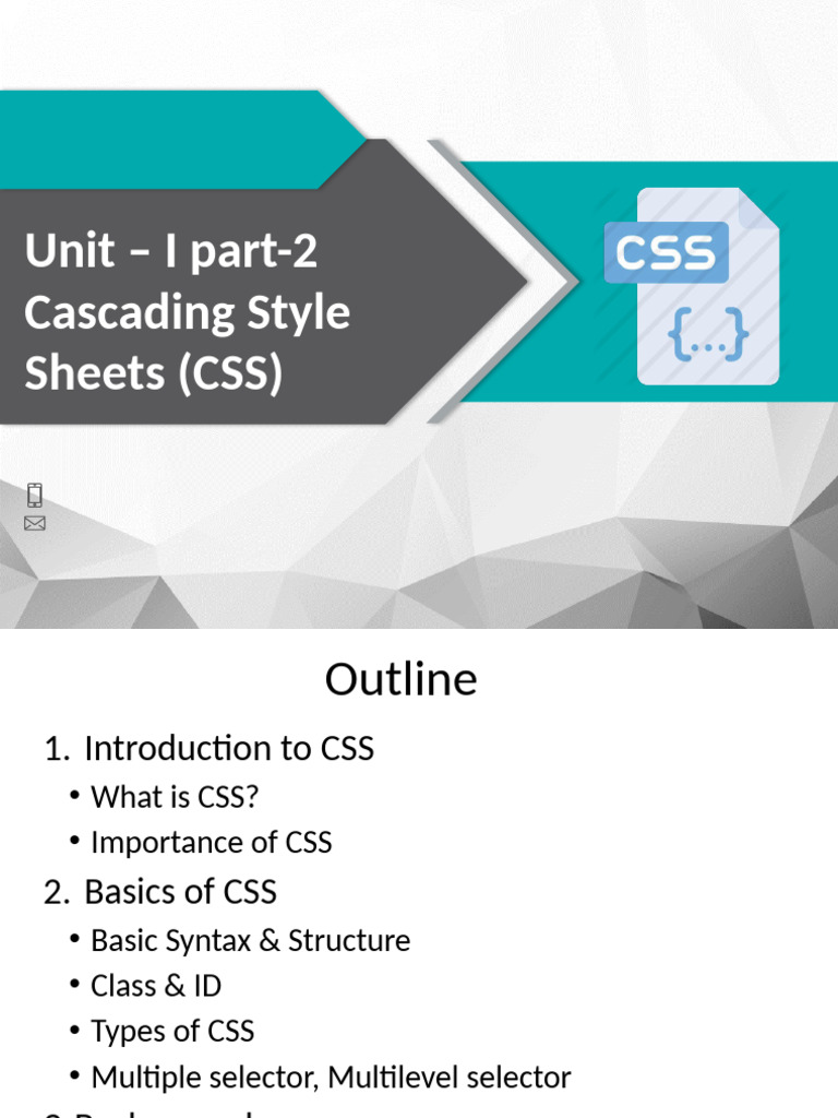 CSS Basics: Syntax, Properties, and Usage | PDF | World Wide Web ...
