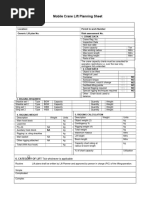 Lifting Plan & Rigging Study Template | PDF | Elevator | Crane (Machine)