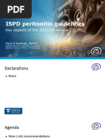 2023 ISPD Guidelines on PD Infections | PDF | Nephrology | Infection