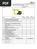 JLG Boom Lift Inspection Checklist | PDF | Tire | Manufactured Goods