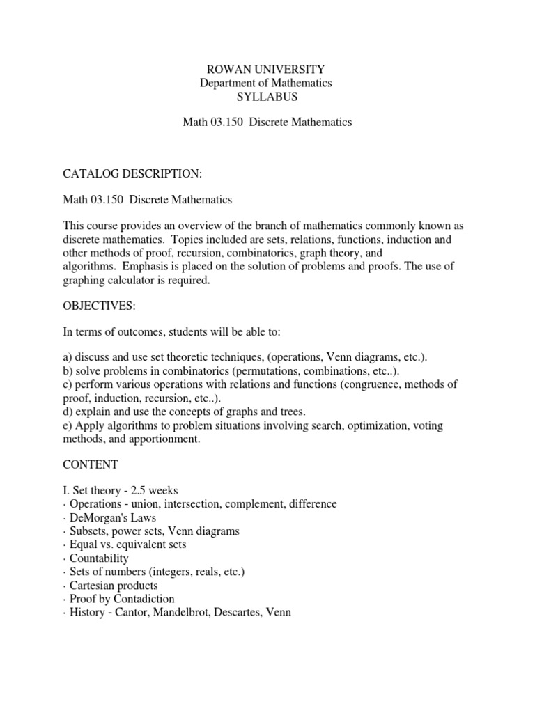 Discrete Mathematics | Download Free PDF | Discrete Mathematics ...