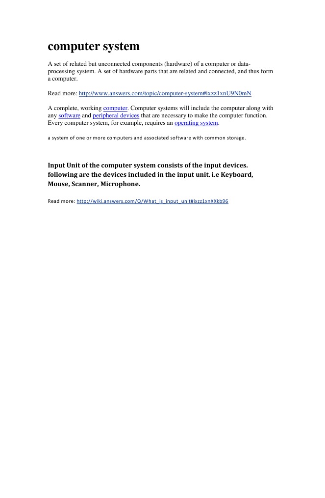 Understanding Computer Systems and Components | PDF | Computers ...