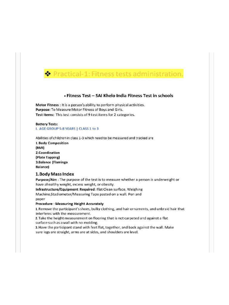 PE Practical | PDF
