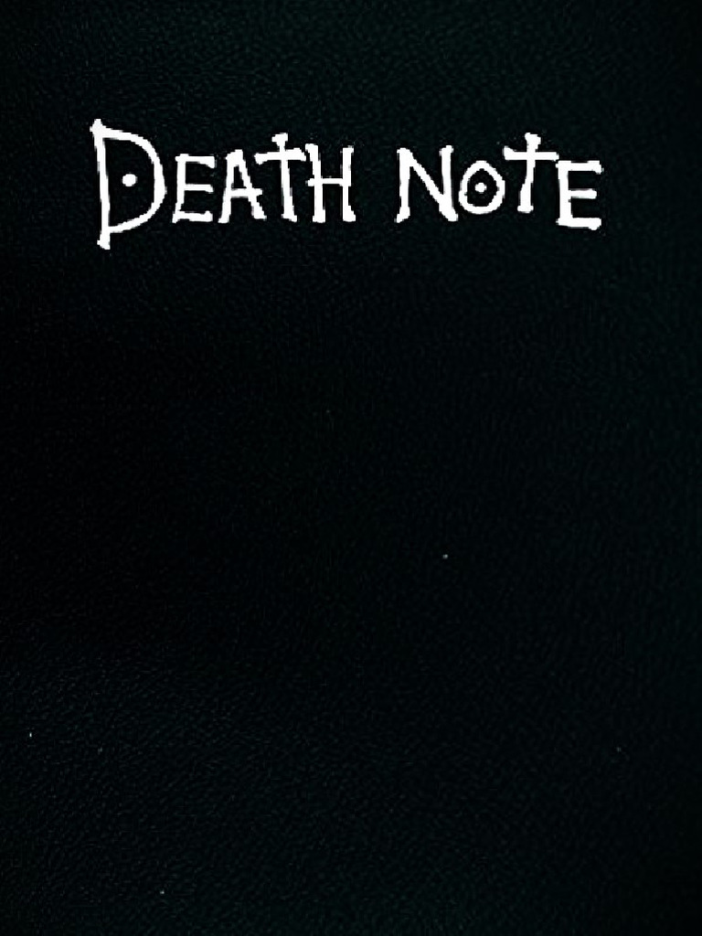Death Note PDF | PDF
