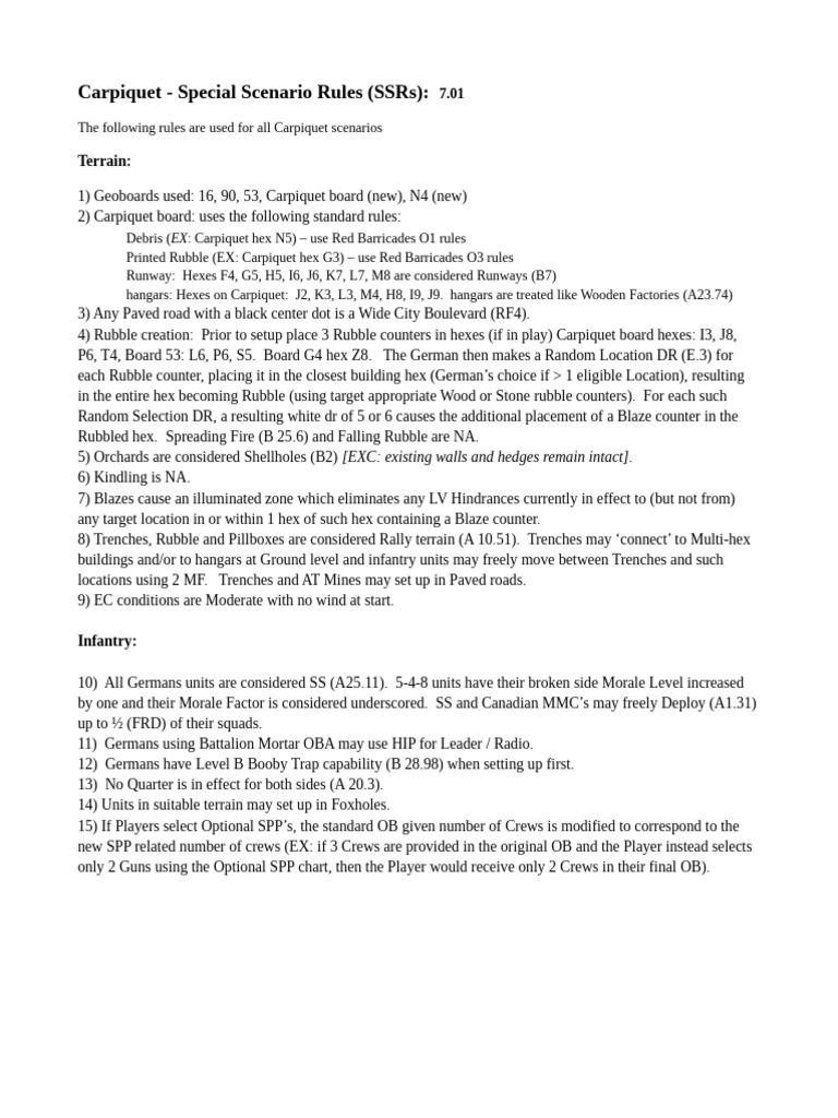 Carpiquet SSRs and SPPs Overview | PDF | M4 Sherman | World War II Tanks