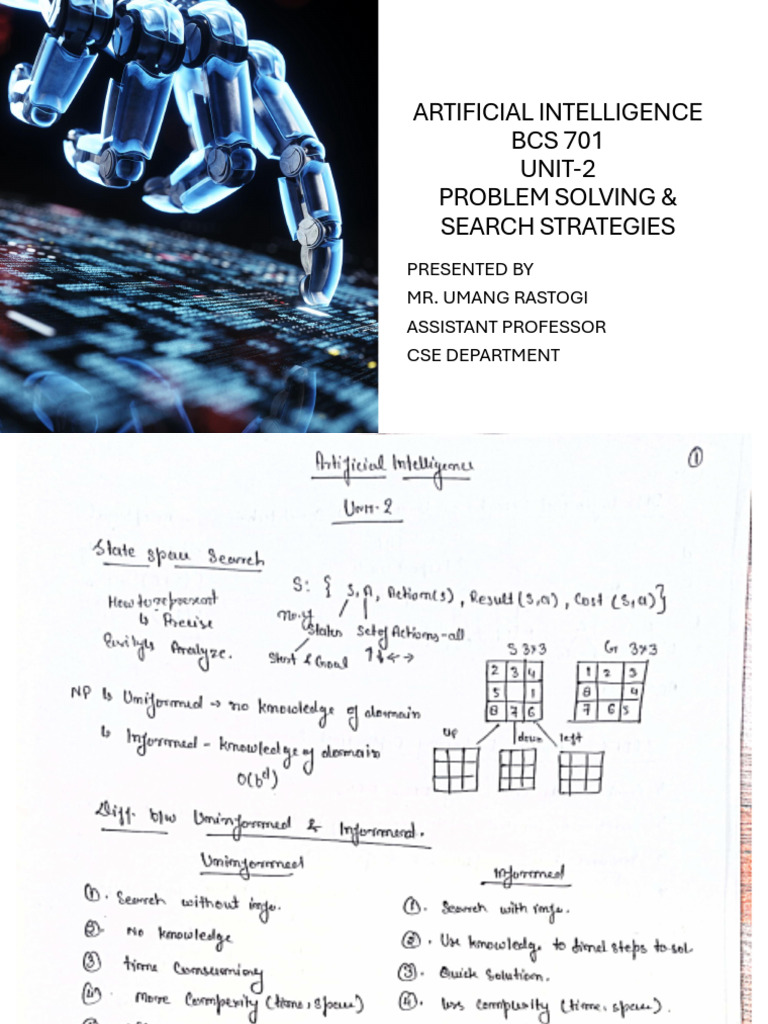 Ai Unit 2 | PDF