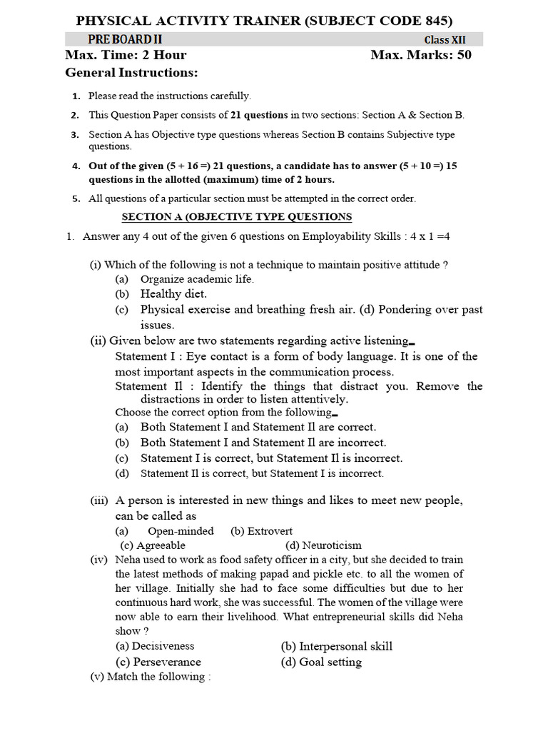 Physical Activity Trainer PDF | PDF