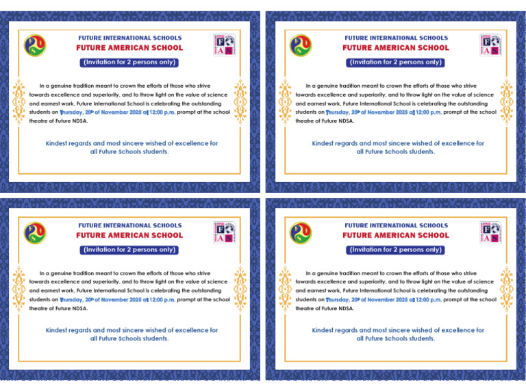 43x32 Fas Speech Day Invitation 2025 | PDF
