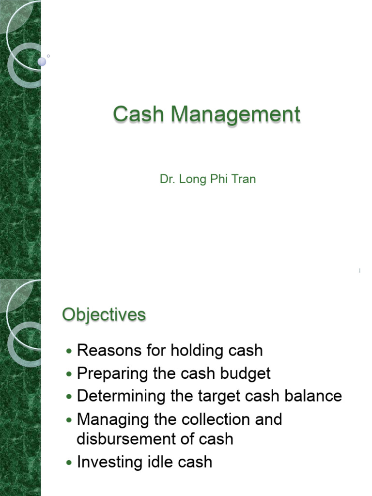 Effective Cash Management Strategies | PDF | Banks | Interest