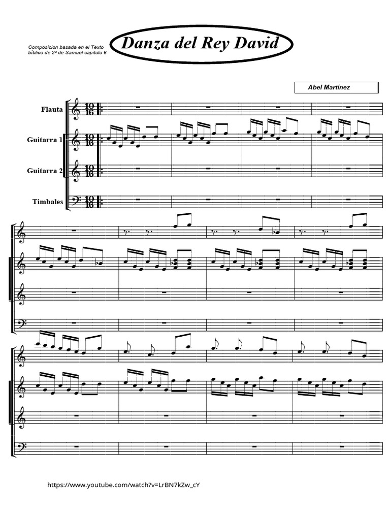 Danza Del Rey David | PDF | Contenido bíblico | Biblia hebrea