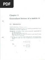 Chapter 1 - Revision of Matrix Theory | PDF