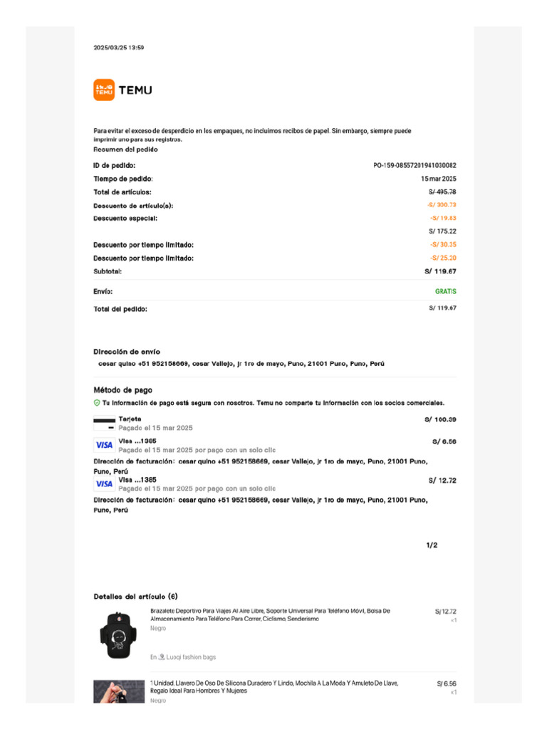 Temu Web Document | PDF