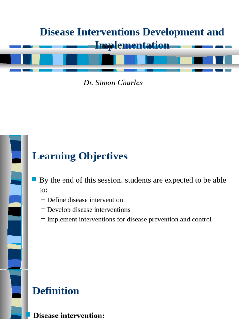 Disease Intervention Development and Implementation | PDF | Risk