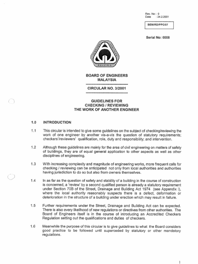 Guidelines For Checking Reviewing The Work of Another Engineer | PDF