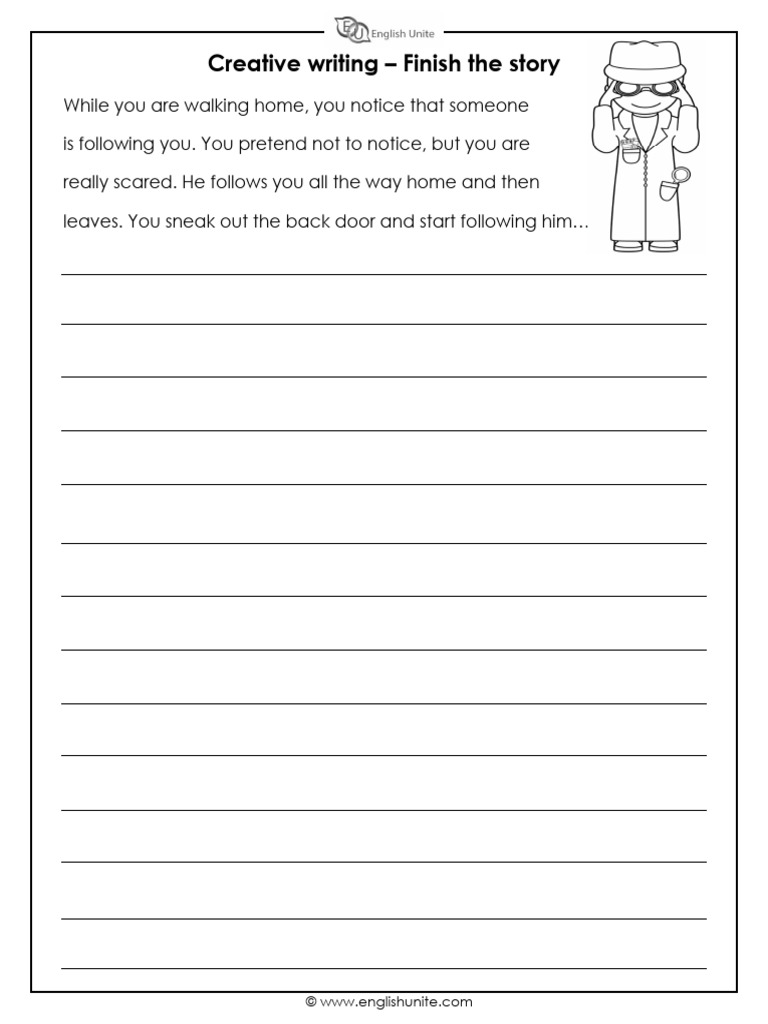 Creative Writing - Finish The Story | PDF