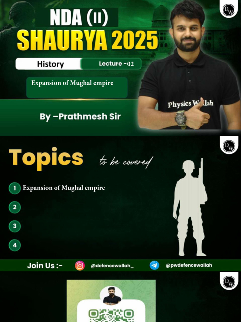 Expansion of Mughal Empire 02 - Class Notes | PDF