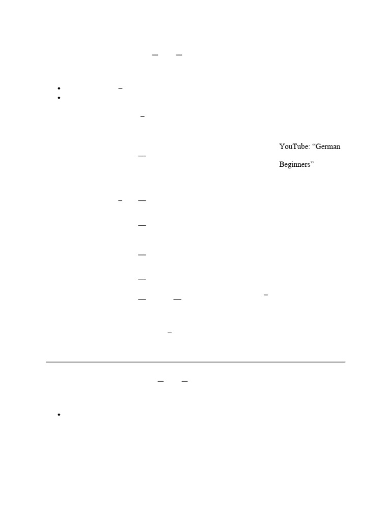 German Lanuage Study Plan | PDF | Grammatical Tense | Linguistics