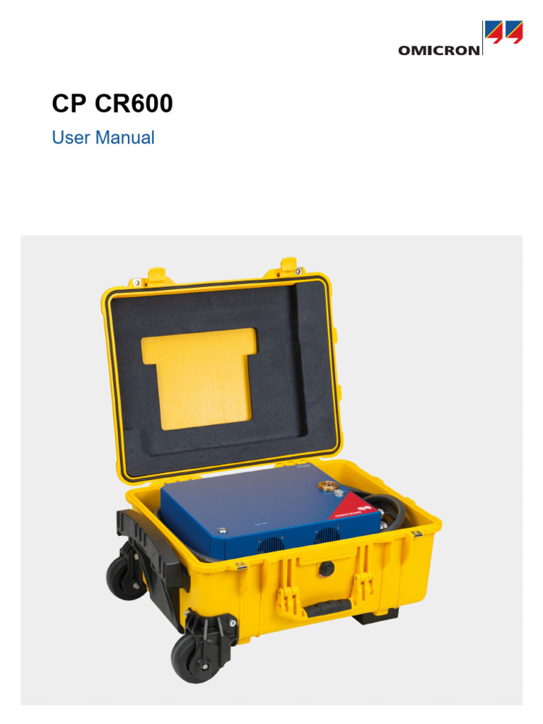 CP CR600 User Manual Guide | PDF | High Voltage | Resonance