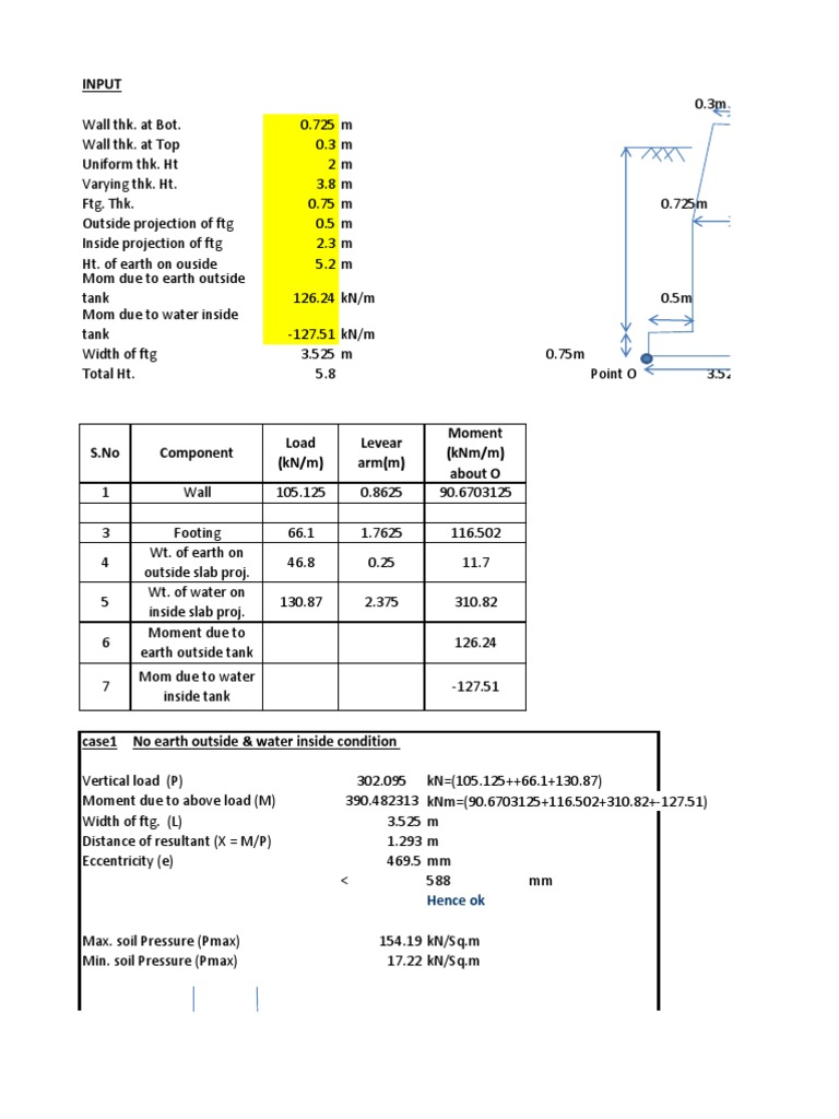 Water Tank Base Slab Design | Solid Mechanics | Mechanics