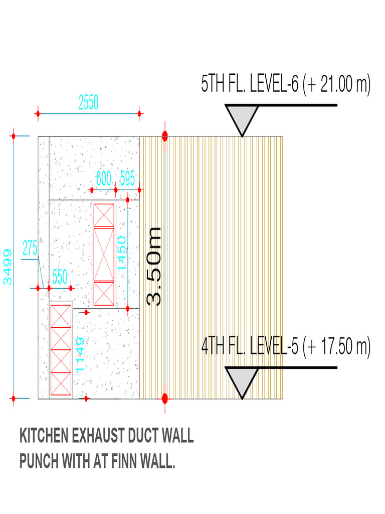 Kitchen Exhaust Duct Wall Punch With at Finn Wall | PDF