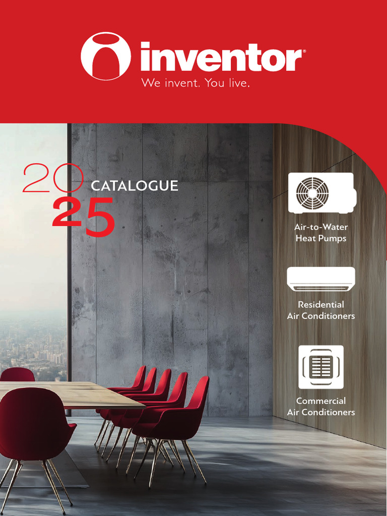Inventor Catalogue 2025 | PDF | Heat Pump | Air Conditioning
