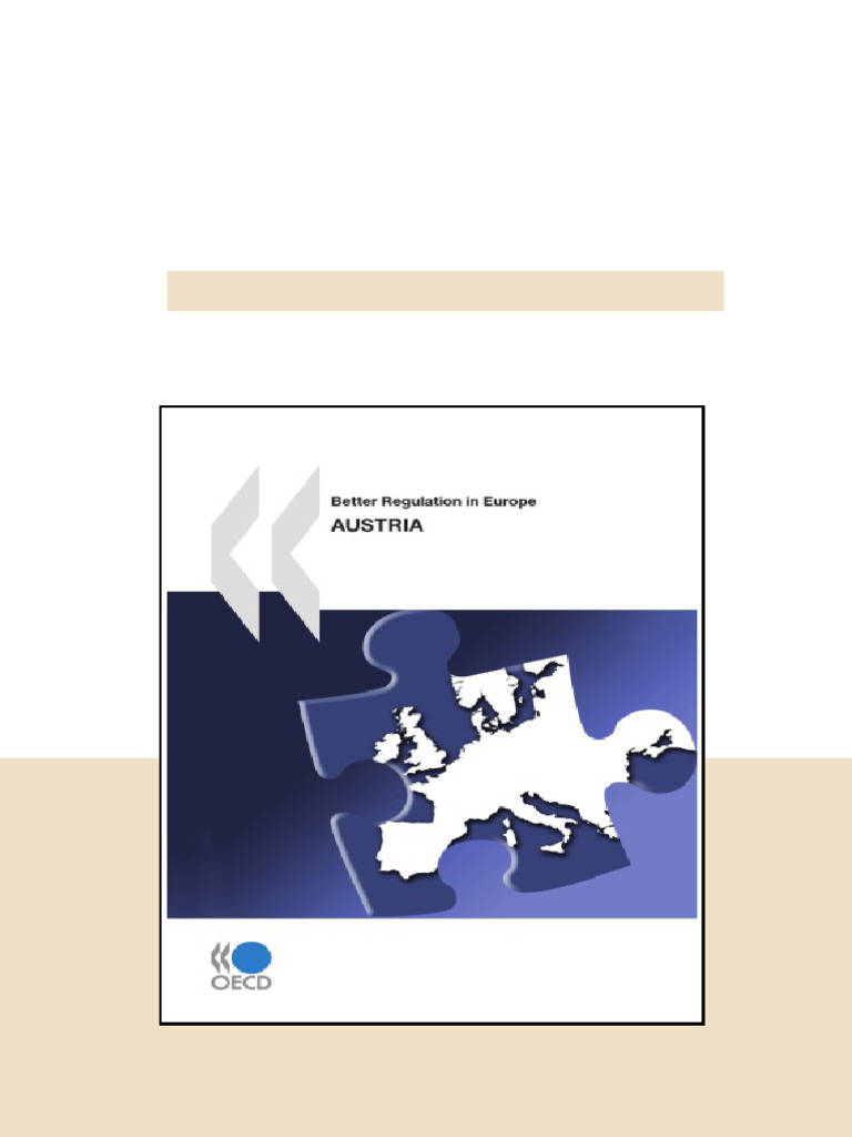 Better Regulation in Europe Austria Oecd Available All Format | PDF ...