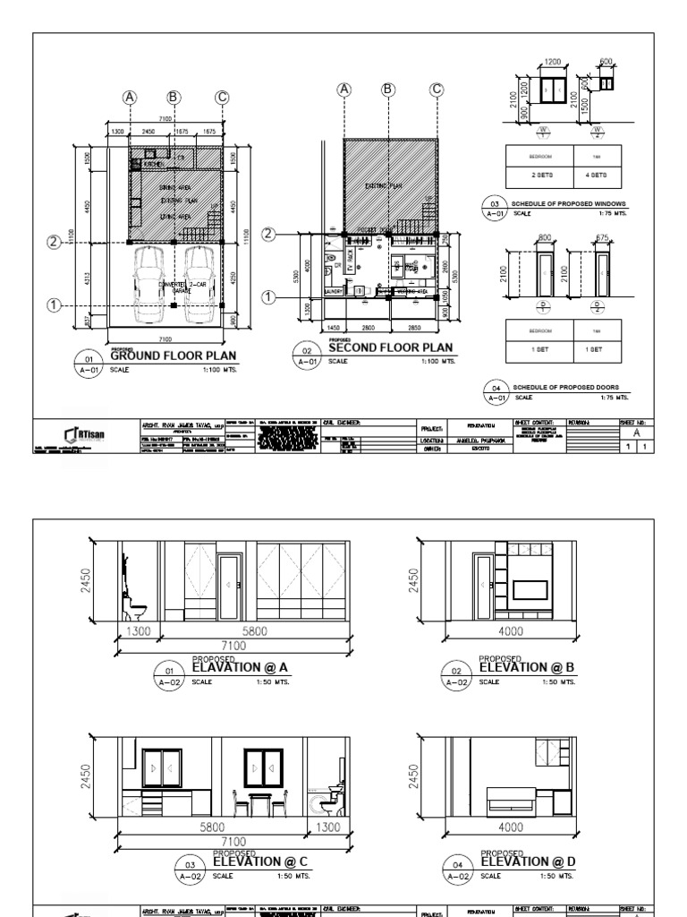 Architectural Floor Plans and Layouts | PDF | Civil Engineering ...