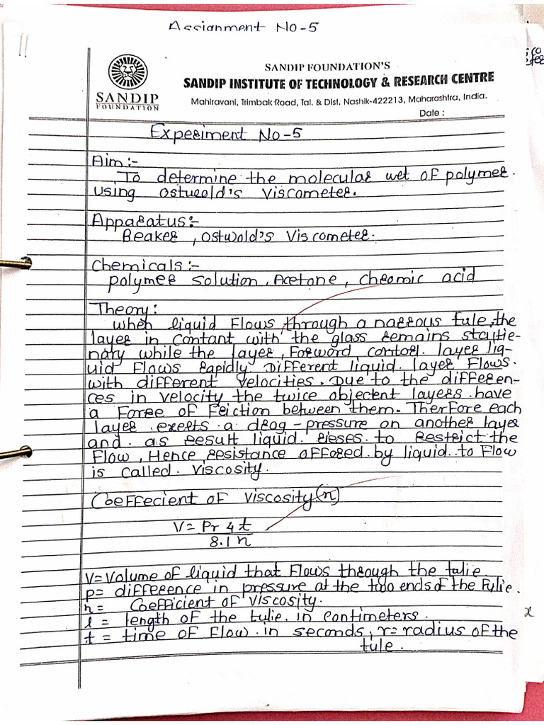 Chemistry Practical 5 | PDF